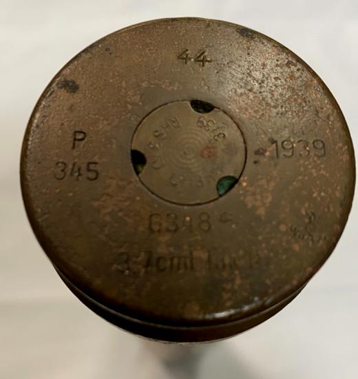 WW2 German 3.7 cm Flak 18 Shell Case