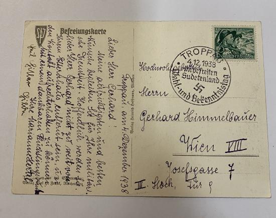 WW2 German Wir Danken Unserm Fuhrer Postcard