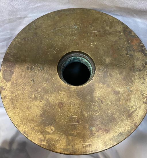 British 105 MM Tank Shell Case