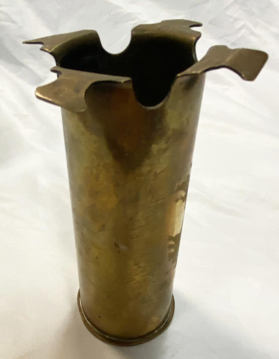 WW2 British 2 Pounder Shell Trench Art