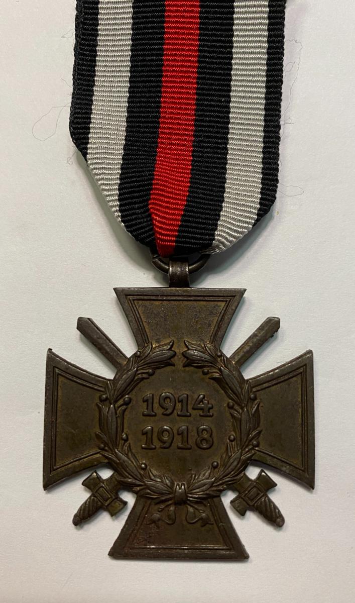 WW2 German Cross Of Honour With Swords