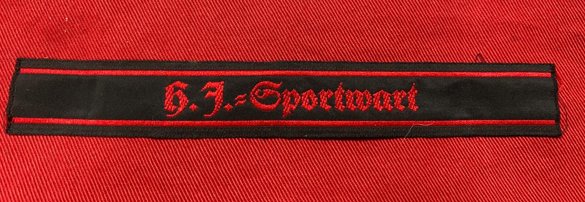 Replica WW2 German HJ Cuff Title