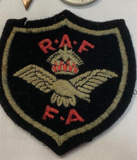 WW2 British R.A.F. Medal Group,Box and Football Referee Badge