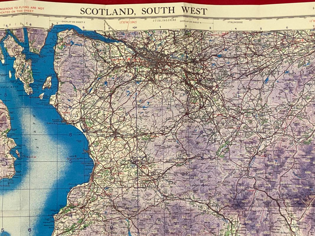 WW2 British Southwest Scotland Map