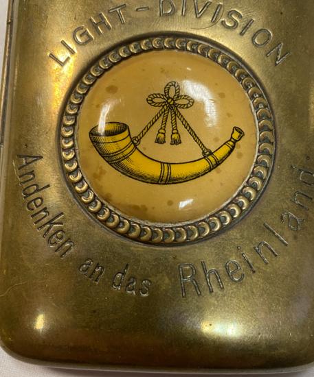 1920's British Light Division Cigarette Case