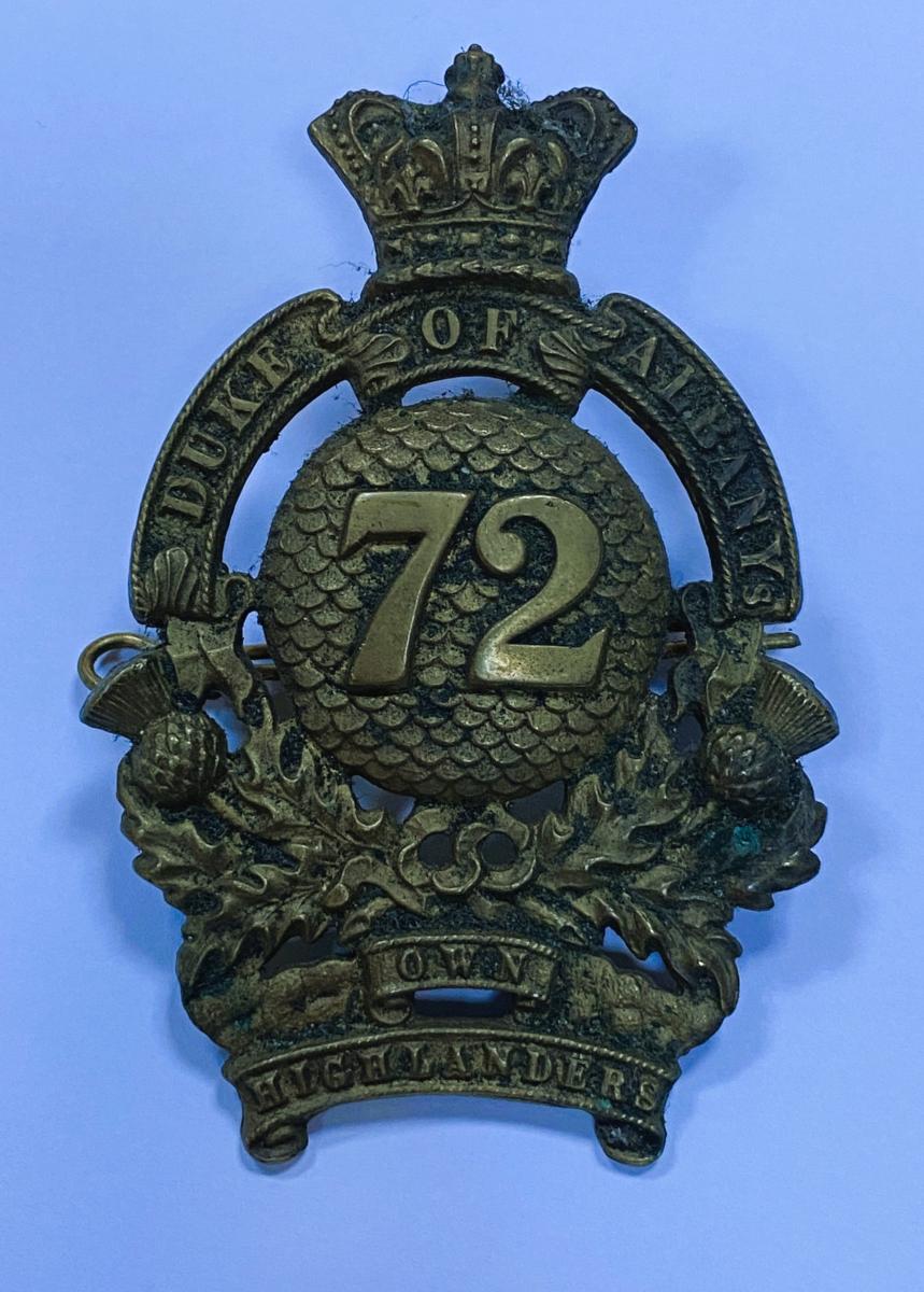Replica 72nd Highlanders Cap Badge