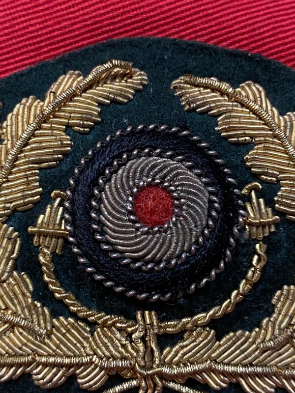 WW2 German Army General's Visor Cap Cockade