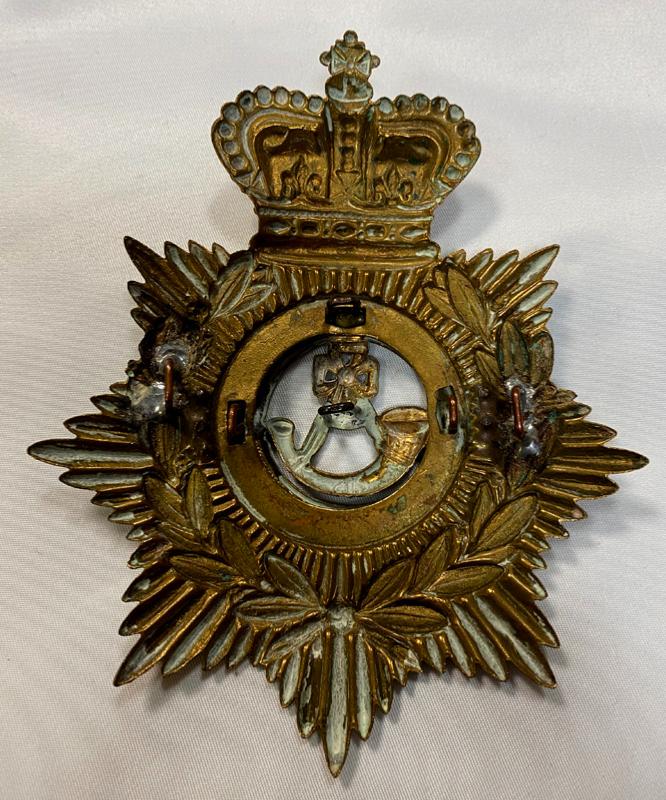 Victorian Durham Light Infantry Helmet Plate