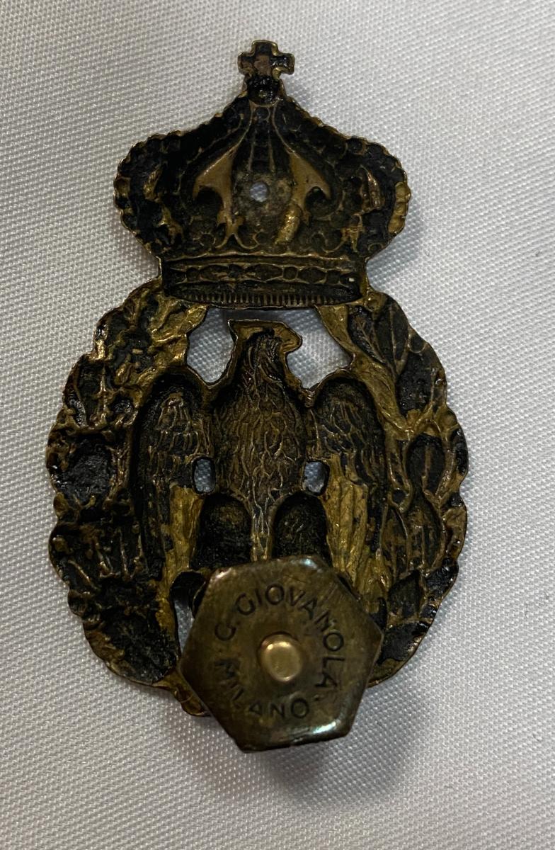 Italian WW2 Air Force Cap Badge