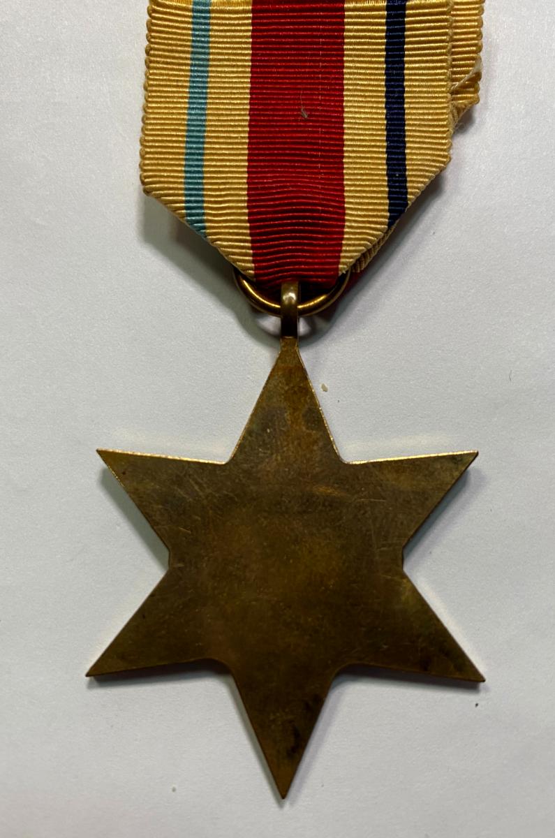 WW2 British Africa Star With Rosette