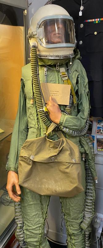 Soviet Union MIG Pilot Flight Helmet & Pressure Suit