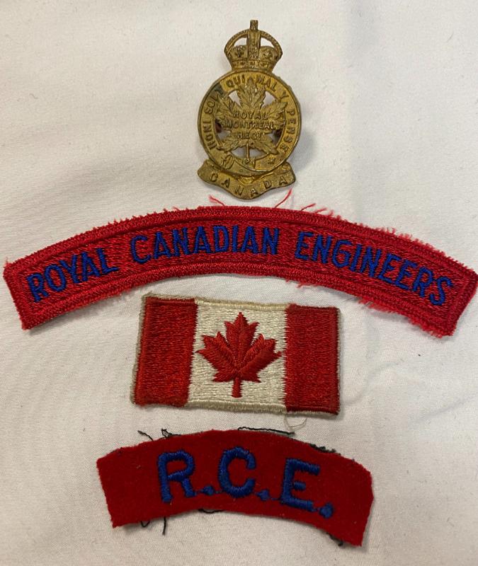 WW2 Royal Canadian Engineers Insignia