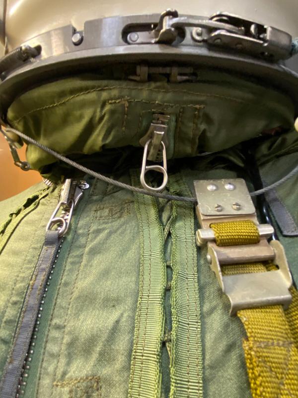 Soviet Union MIG Pilot Flight Helmet & Pressure Suit