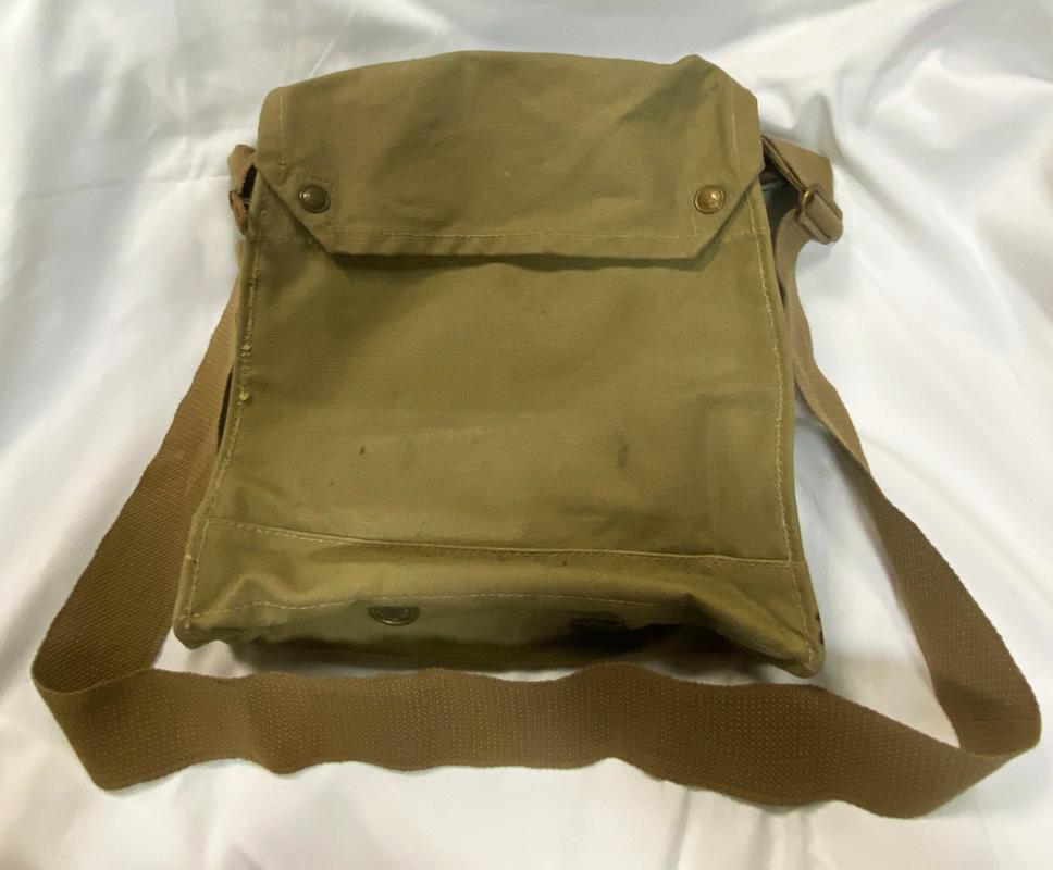 WW2 British Mark VII Gas Mask Bag
