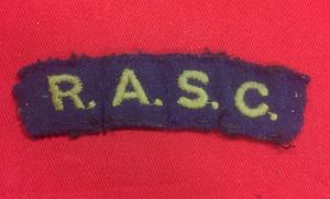 WW2 British R.A.S.C. Shoulder Title