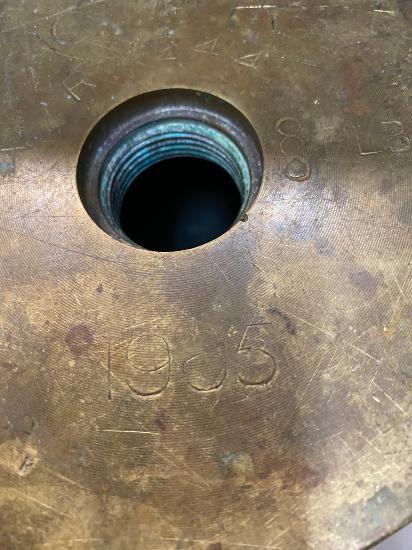 British 105 MM Tank Shell Case