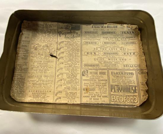 WW2 British Army Chocolate & Boiled Sweets Tin Box