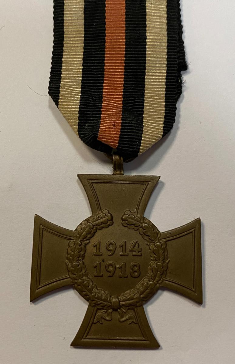 WW2 German Cross Of Honour Without Swords