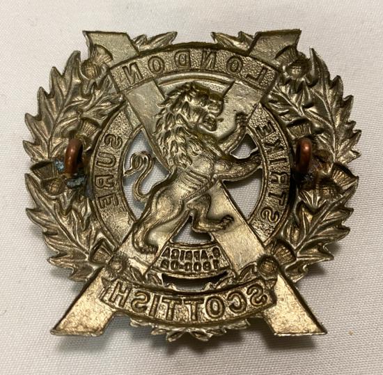 London Scottish Cap Badge