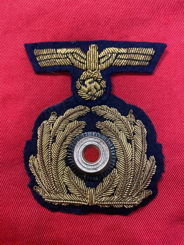 WW2 German Kriegsmarine Officer's Cap Eagle,Wreath & Cockade