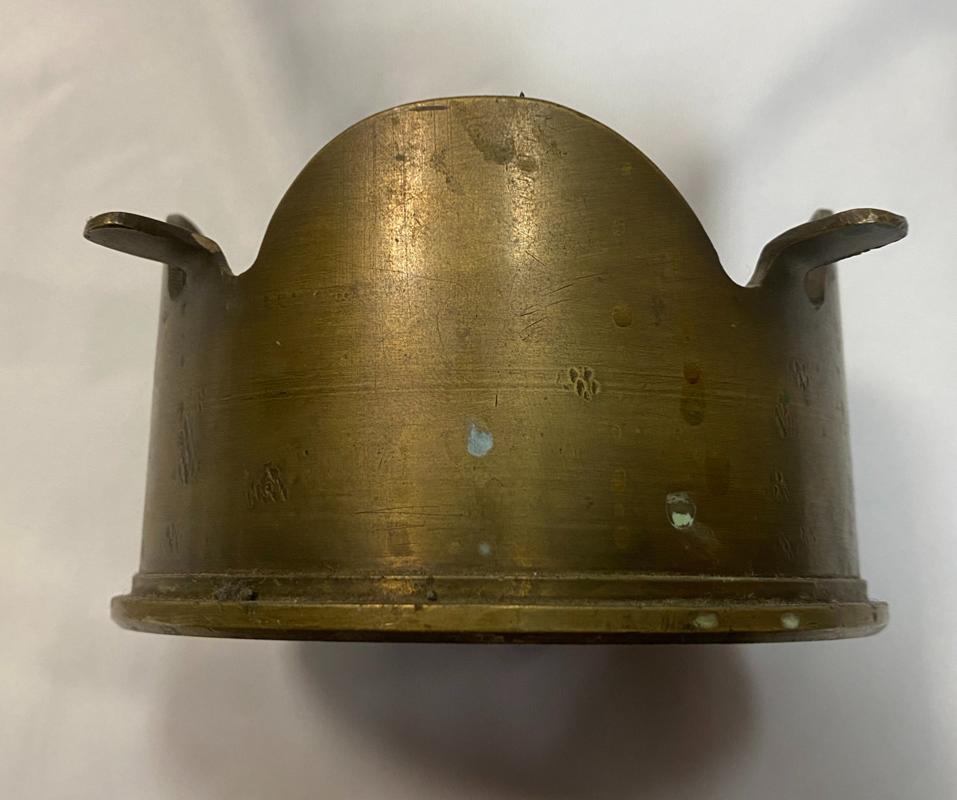 WW2 British 25 Pound Shell Case Ash Tray Trench Art