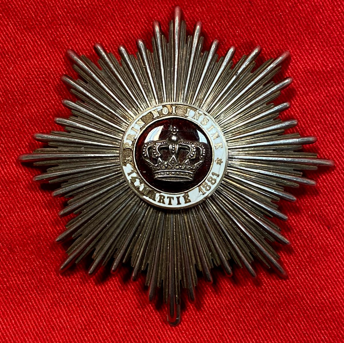 Romanian Order Of The Crown Of Romania-Grand Officer's Sta…