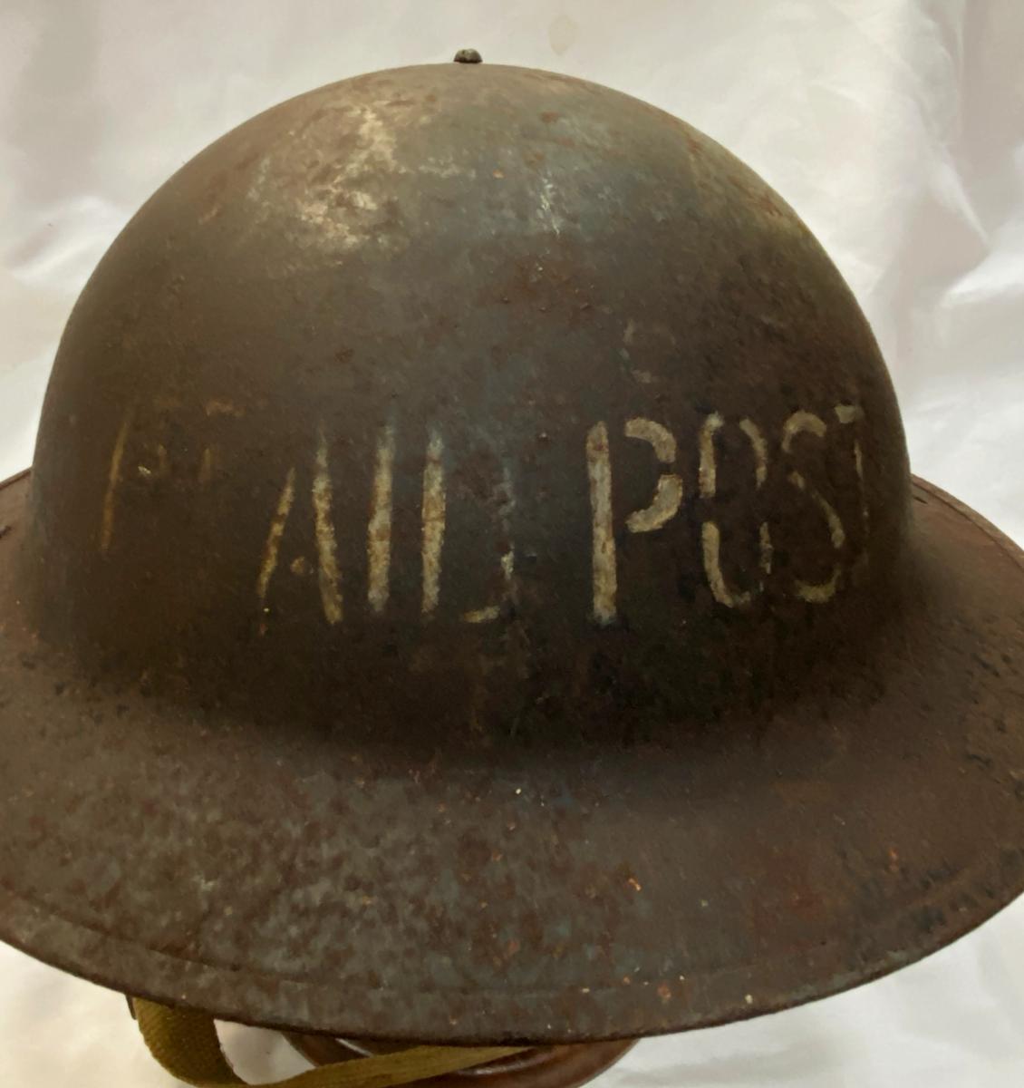 WW2 British 1st Aid Post Helmet