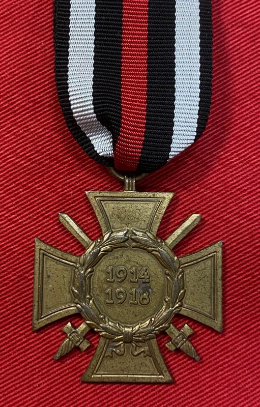 WW2 German Cross Of Honour With Swords