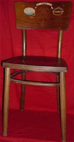 WW1 Imperial German U Boat Memorial Chair