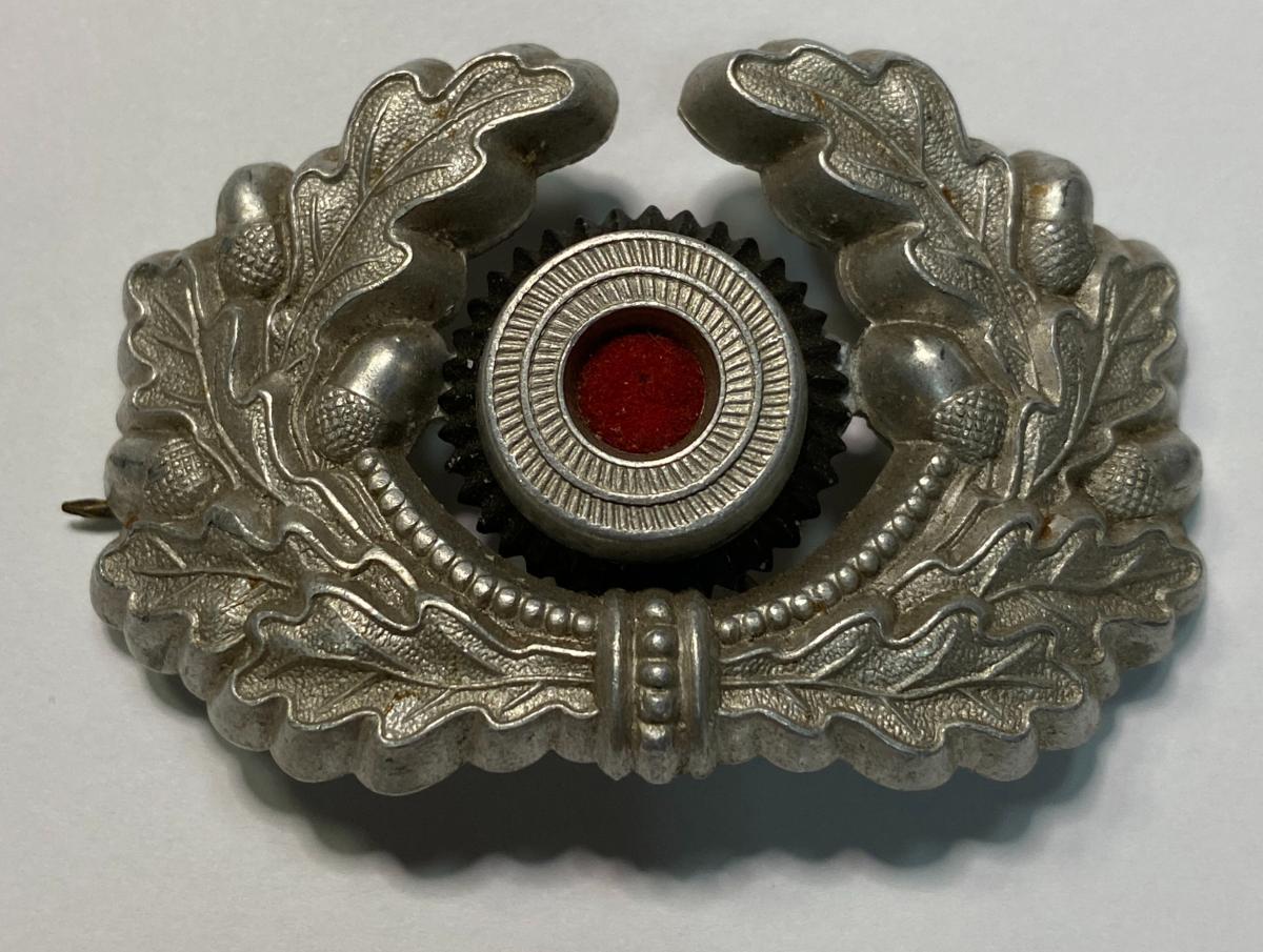 WW2 German Army Visor Cap Wreath & Cockade