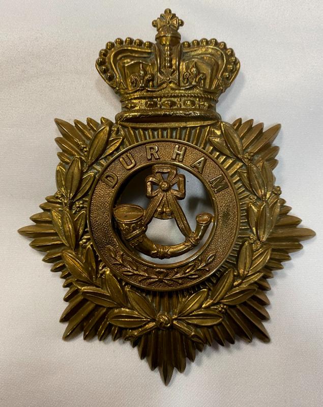 Victorian Durham Light Infantry Helmet Plate