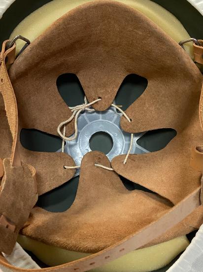 East German Military Police Traffic Controller's M56 Helmet & Cover