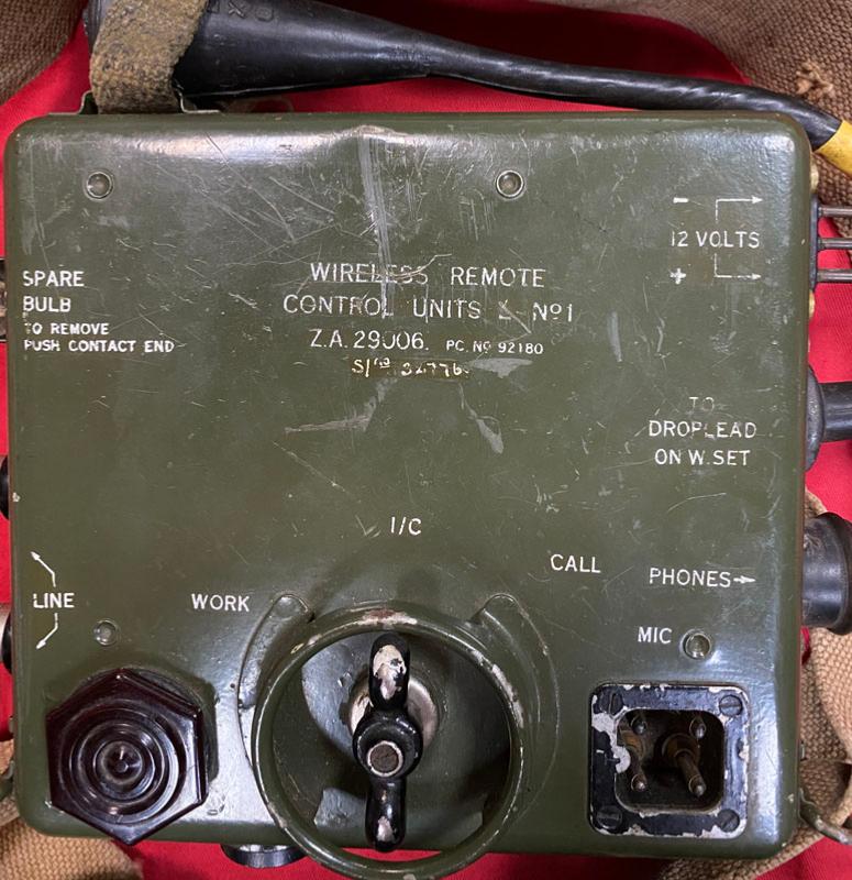 WW2 British Wireless Remote Control Unit No.1